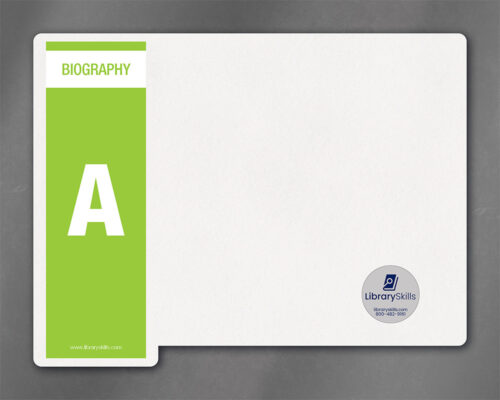 Classic Biography Shelf Marker 26-Piece Set - Style 3152 - Library Skills