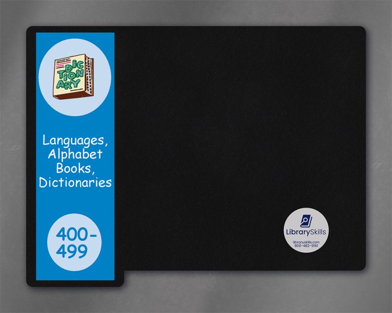 Shelf Marker Set – Color Coded Nonfiction Set B – Expanded – 48 pc ...