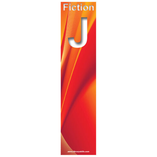 Mini Shelf Marker Set – Senior Fiction A-Z – Library Skills
